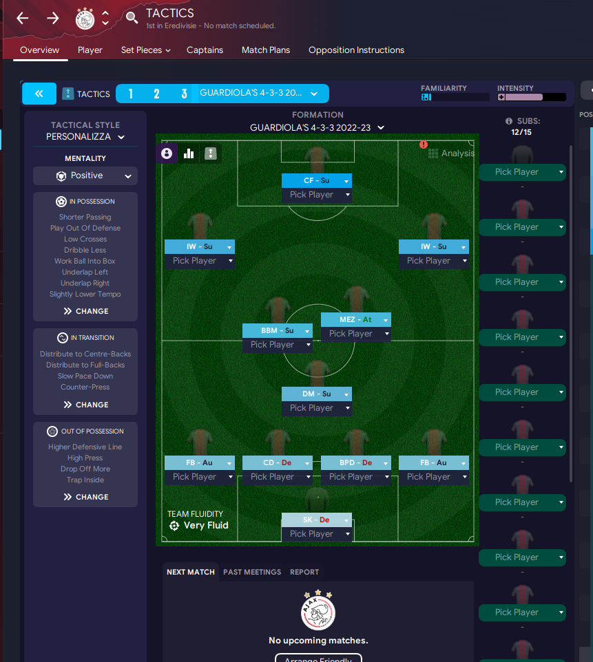 GUARDIOLA TREBLE WINNING 3-2-4-1 2022-23 - Tactics Sharing Centre ...