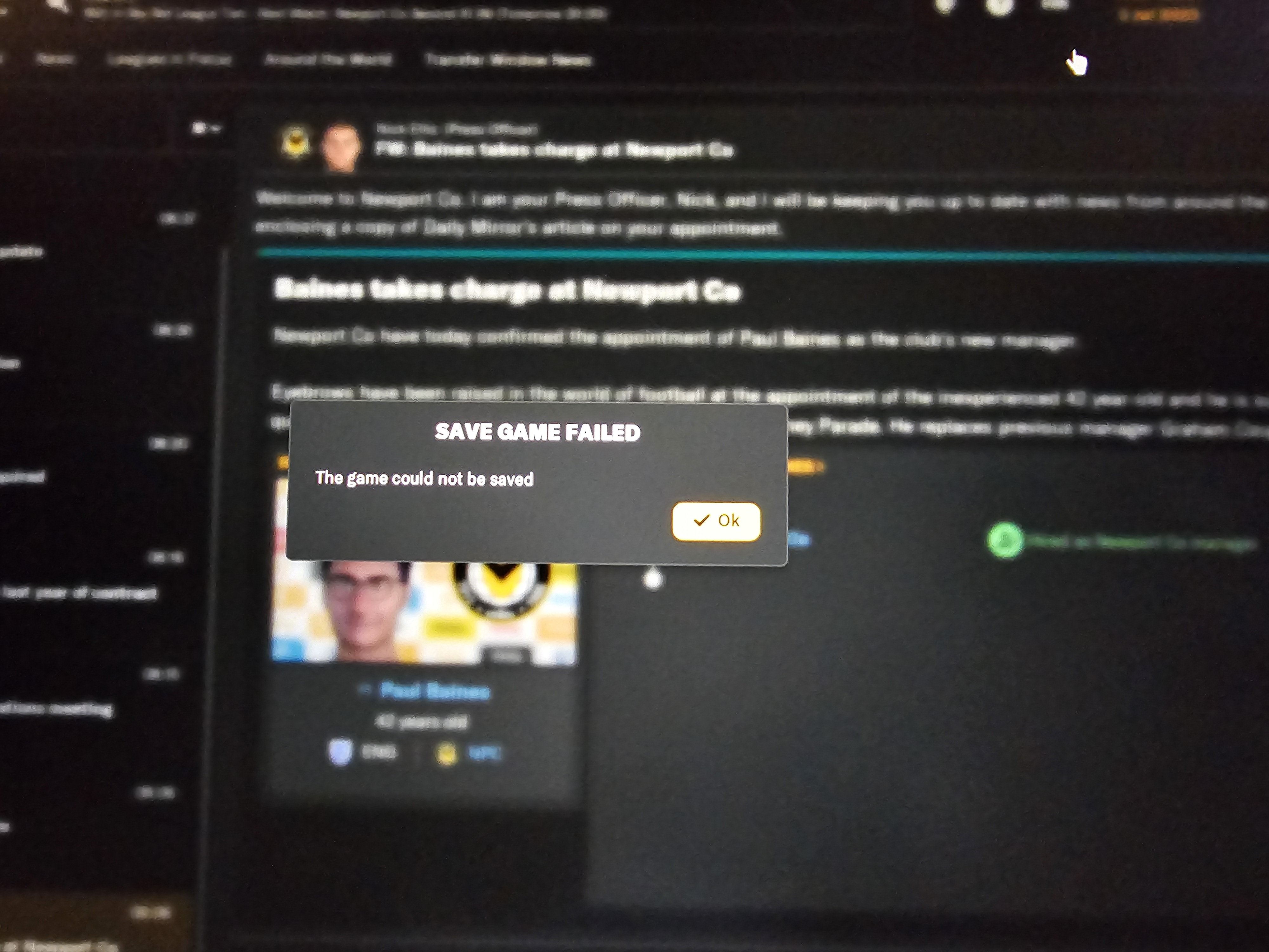 fm24 has loaded but will not save - Save Game Compatibility - Sports ...