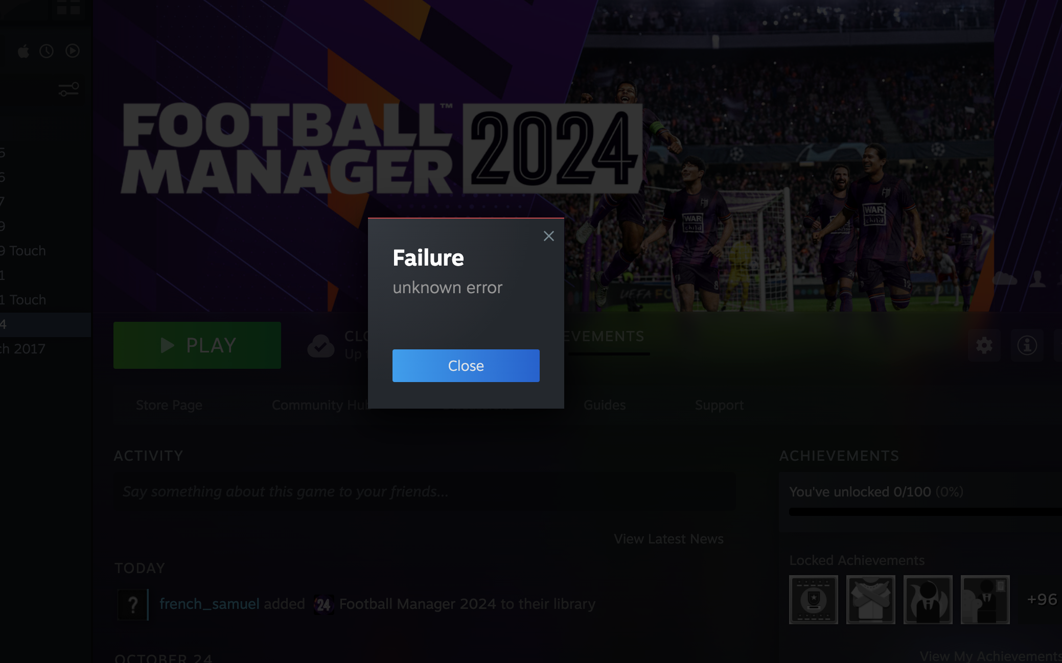FM24 Not Loading on Mac - Crash, Technical and Performance Issues ...