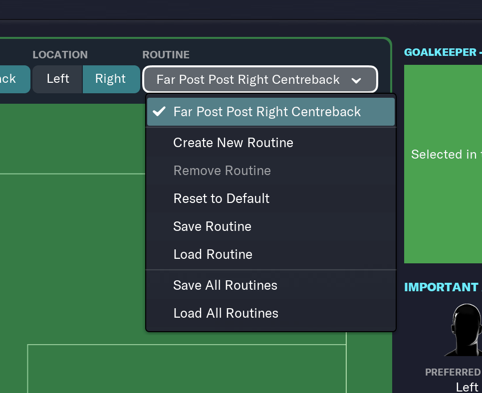 FM23 how to use more than one corner routine? - Tactics, Training ...