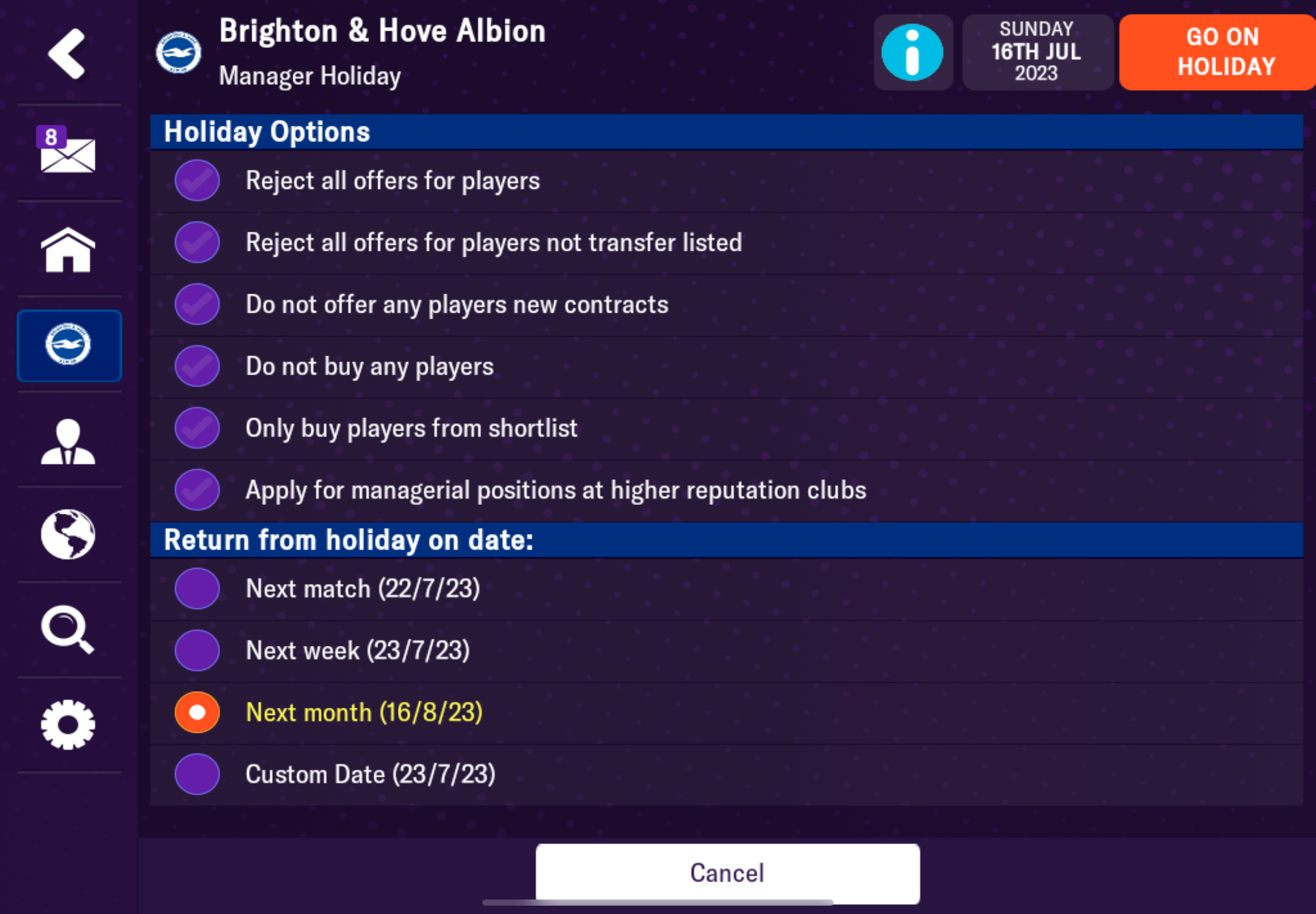 Assistant Handling Contract Negotiations - Football Manager Mobile ...