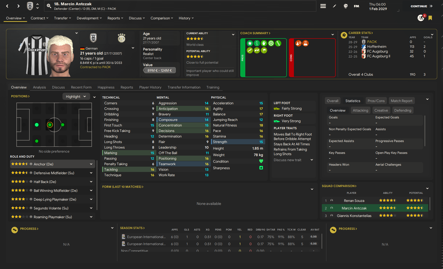 Position for new signing? - Football Manager General Discussion ...