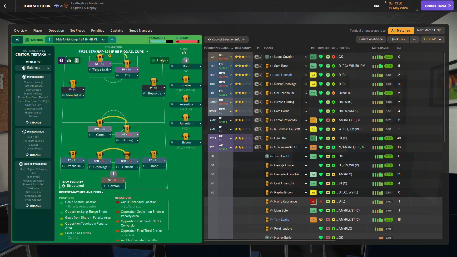 Knap - FM26 and FM24 FM23 FM22_FM 21 - FM 20 -FM 19 Tactics - Page 779 ...