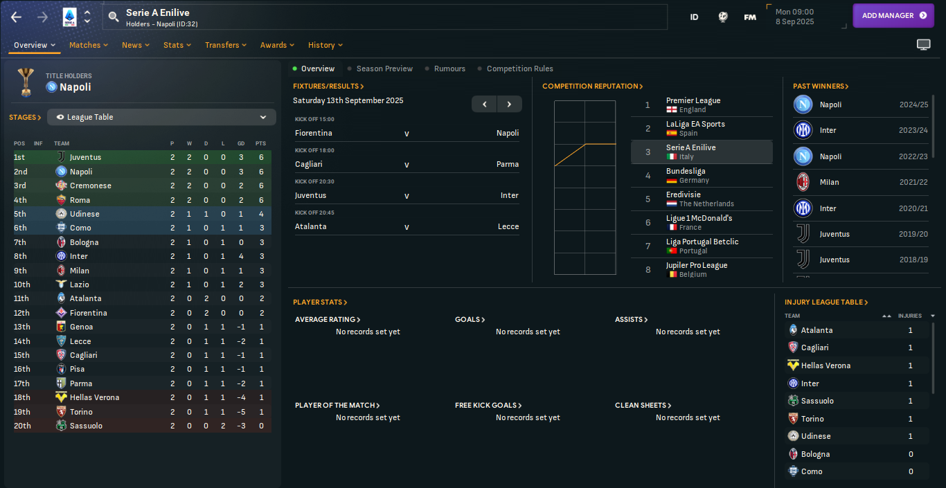 FM24 2025-26 Real Fixture & Results (Start in 2025) [Final Update ...