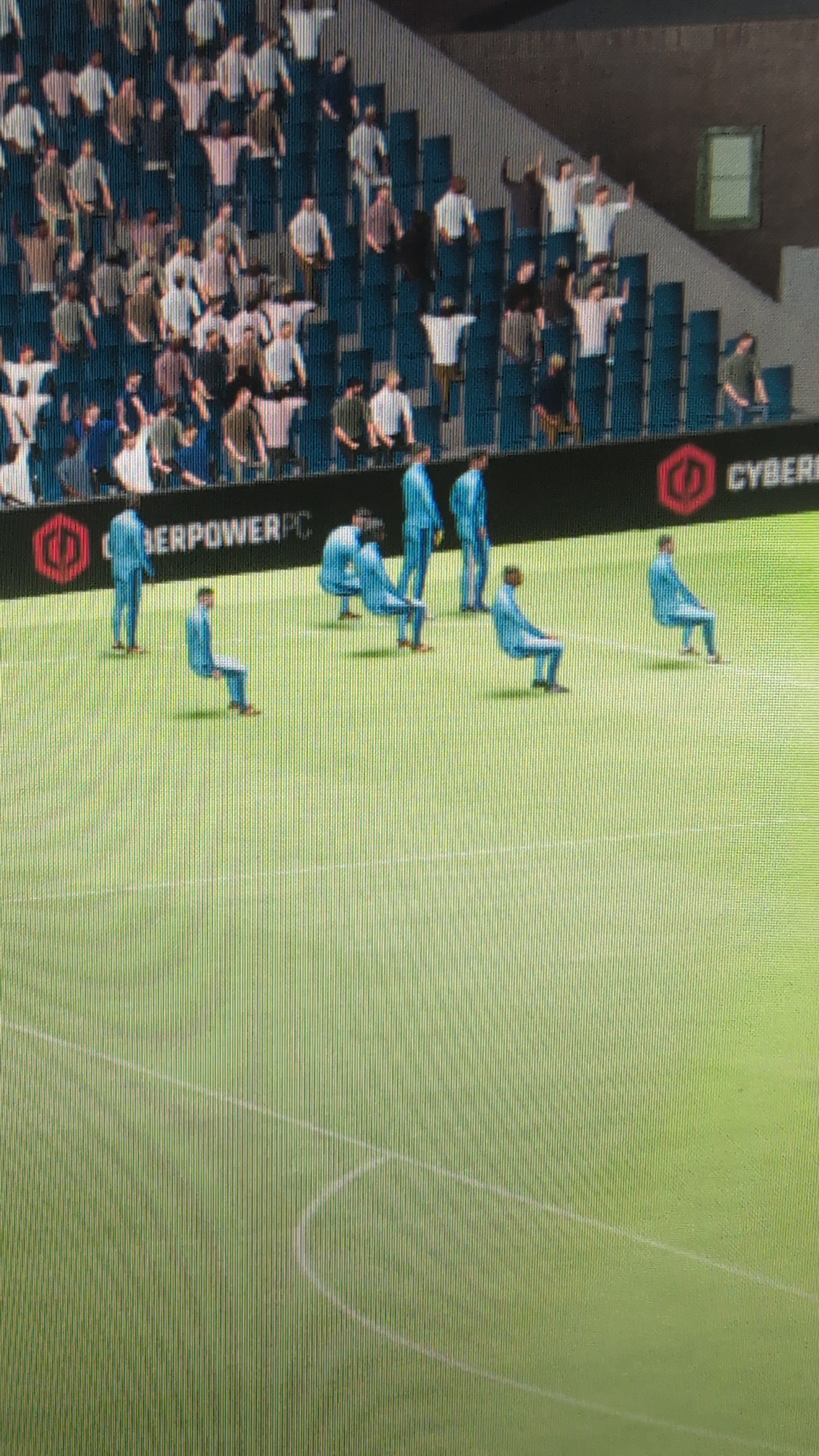 Sub players celebrate whilst seated - Player Behaviour - Sports ...