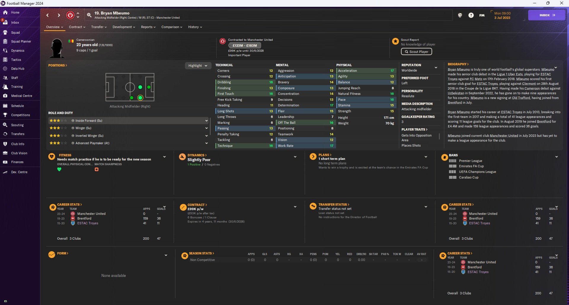 [FM24] MorrisseyMuse's Attention To Detail Data Update - Editors ...