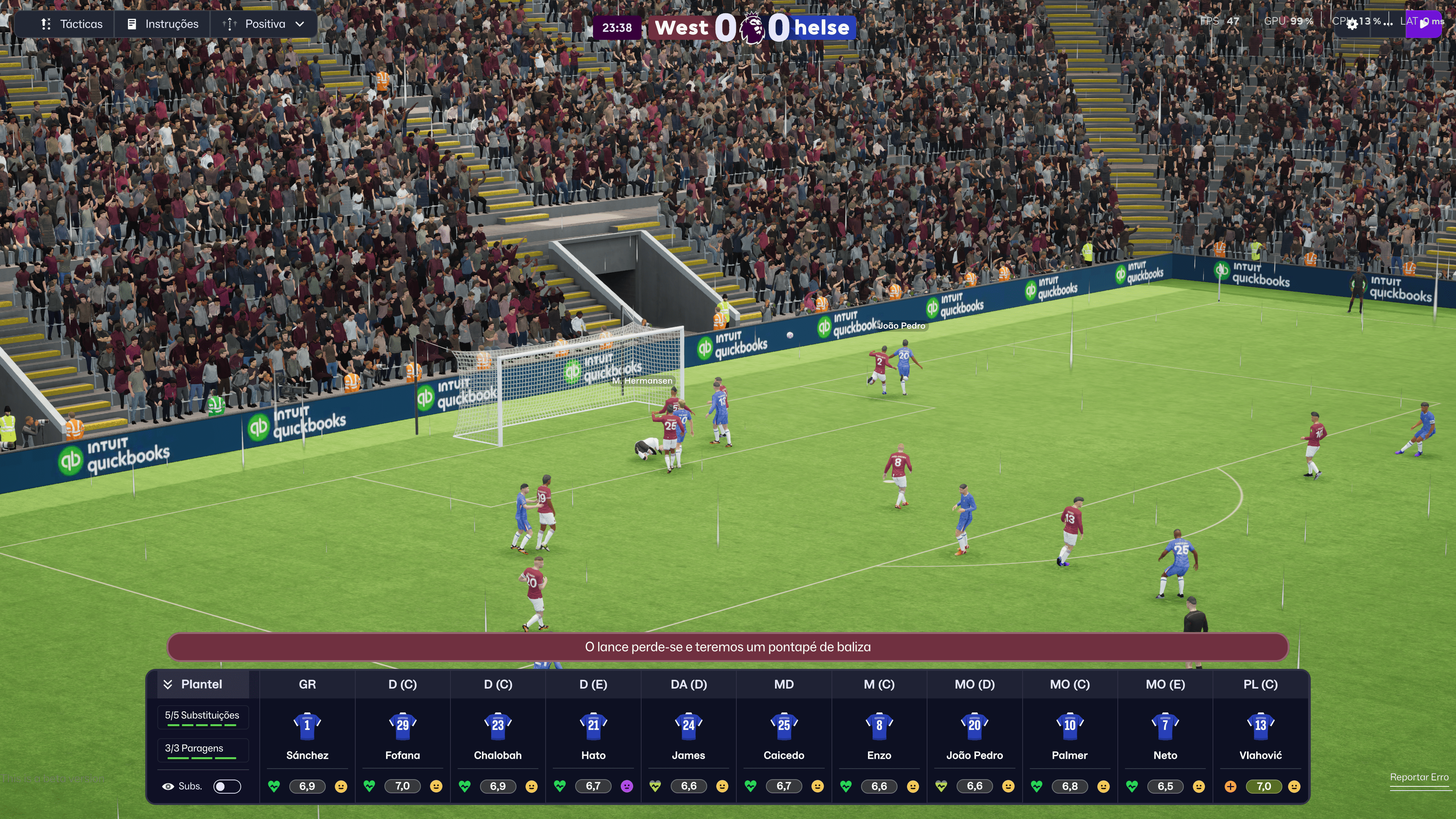 Names cant fit the scoreboard and same colours layout - Matchday ...