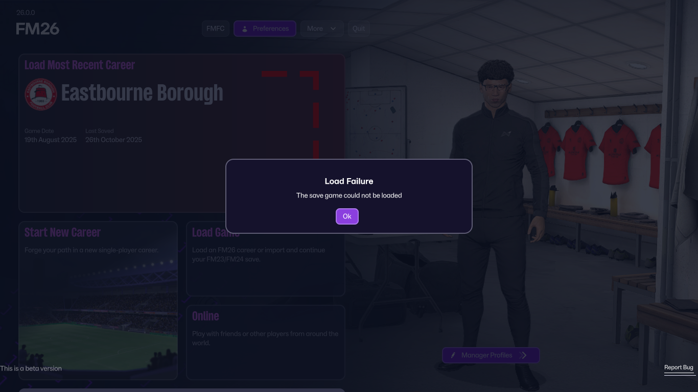 Save game load failure - Save Game Compatibility