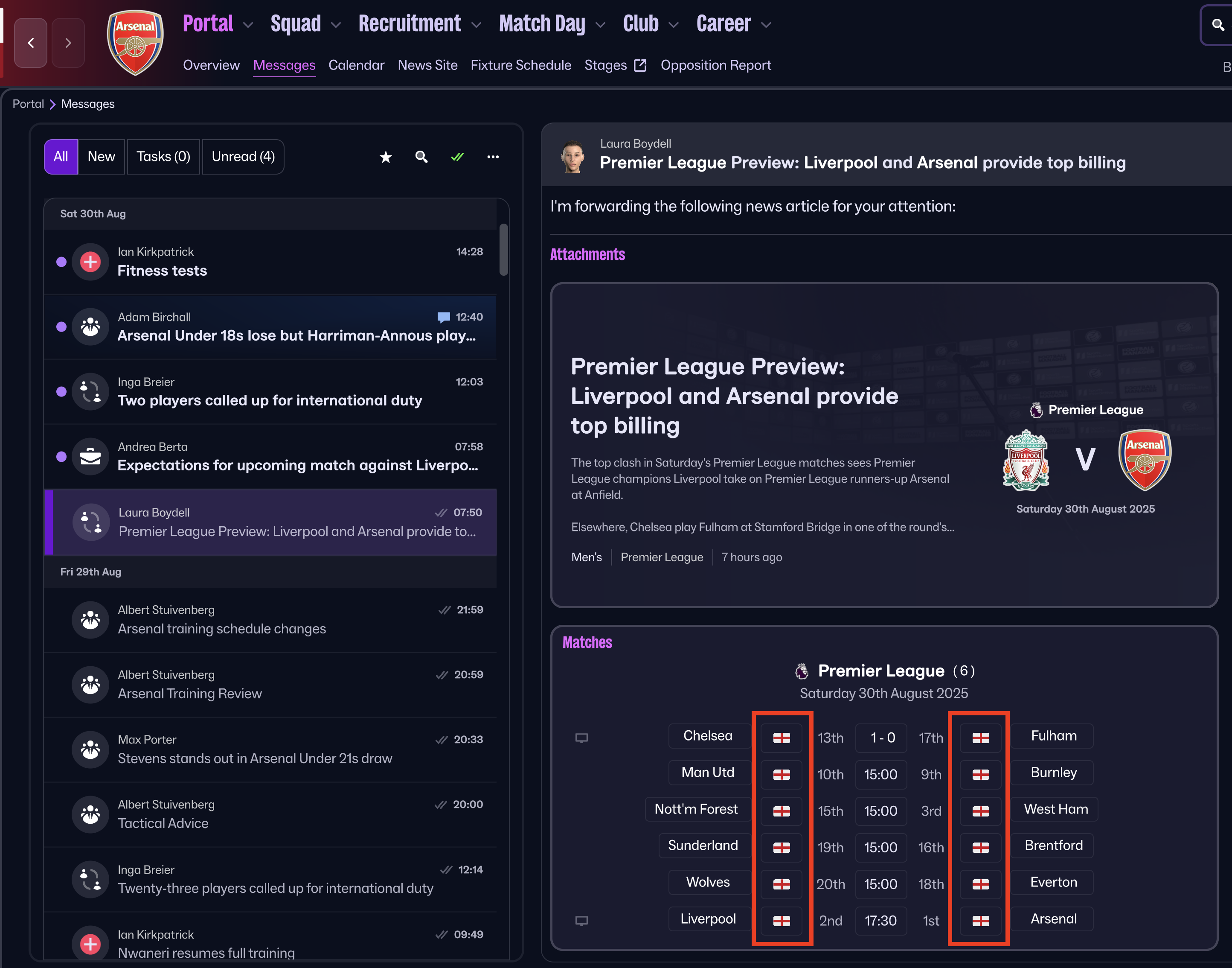 Matches preview should not show country flags - Logos would add much ...
