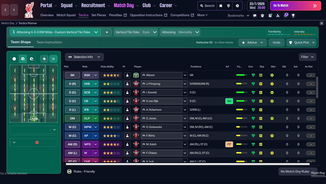 Tactics Screen Graphical Error – Field View Frozen and Boxes ...
