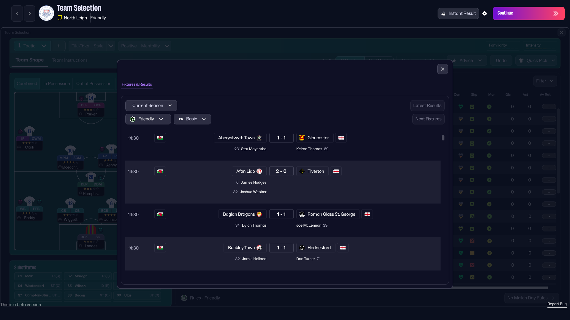 Instant result button UI - Matchday Experience UI Issues - Sports ...