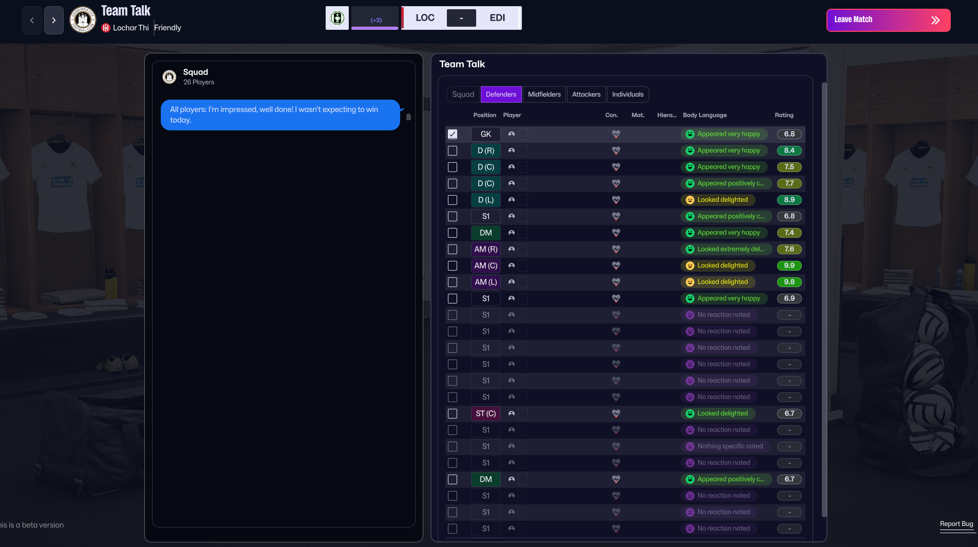 Cannot click on 'Leave Match' button after finishing a game (Requires ...