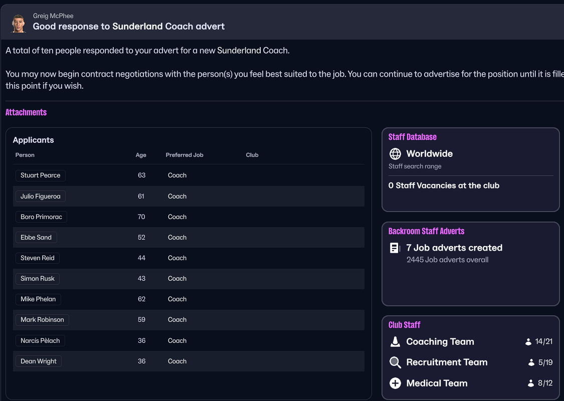 Official Football Manager 26 Feedback Thread - Page 11 - Football ...