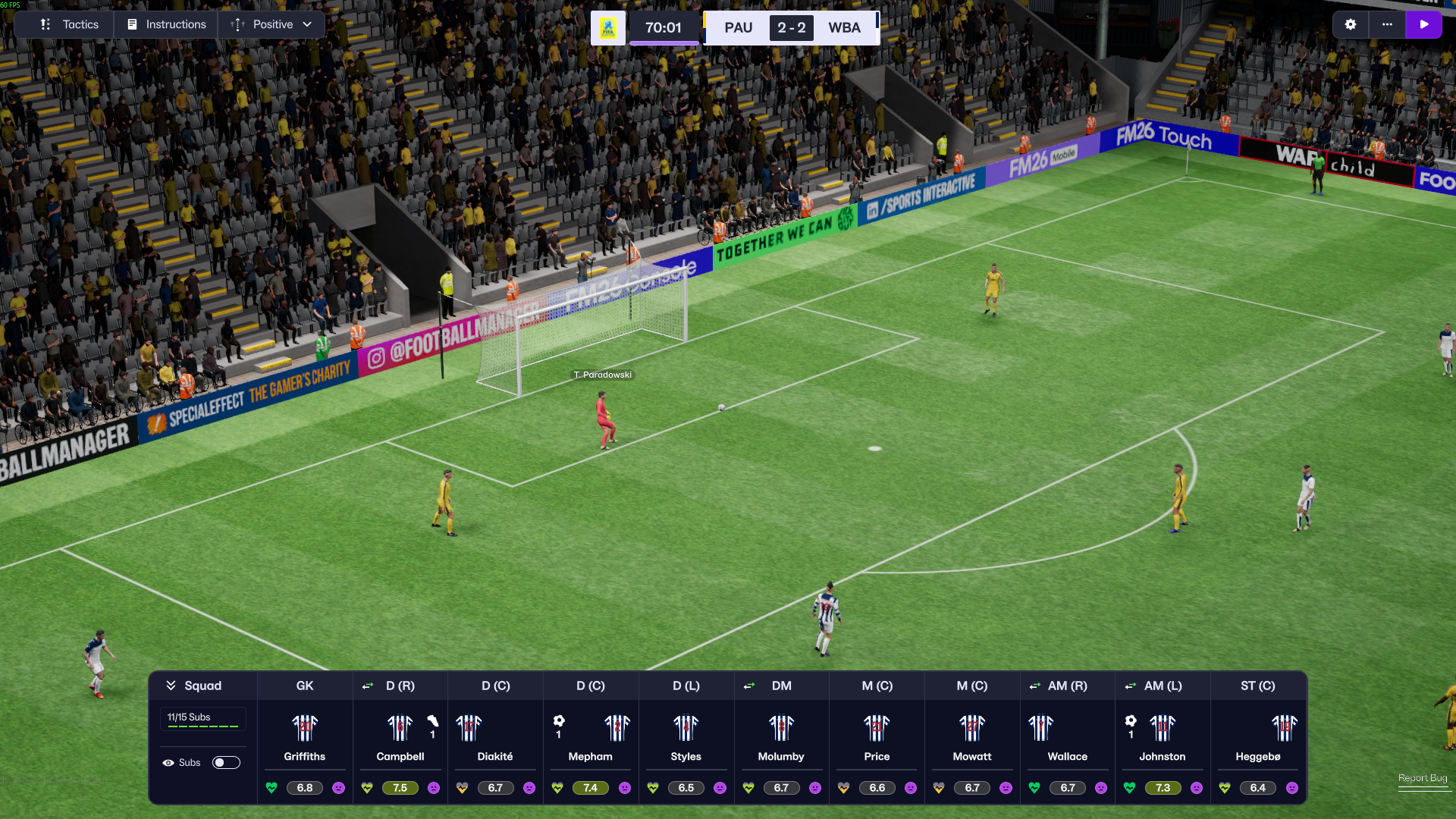 Frame drops when minimizing Squad tab during 3D highlights - Advanced ...