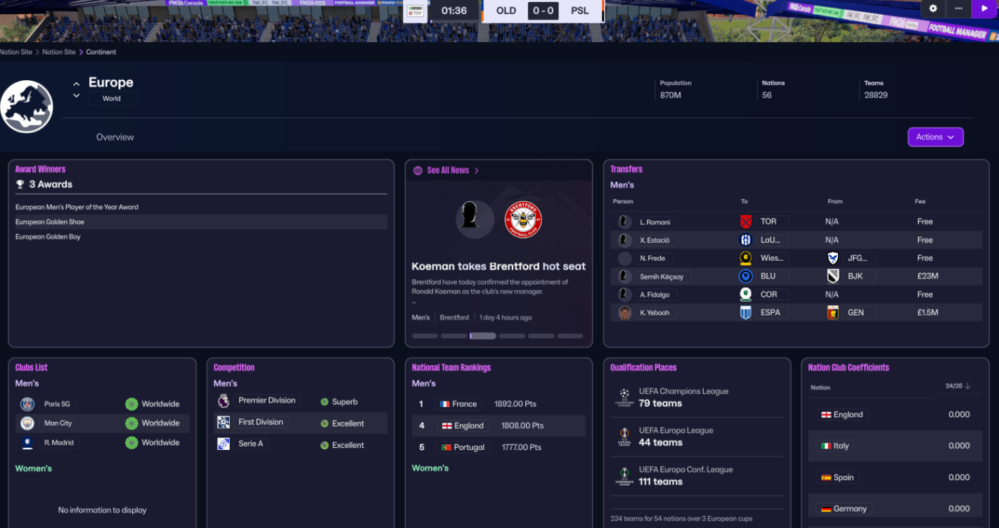 Cannot Get Back to the Match Screen - Match Day (Tactics) UI Issues ...