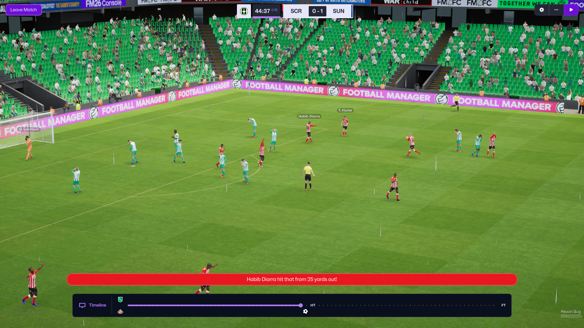 Replay of goals showing round kit colour - Matchday Experience UI ...