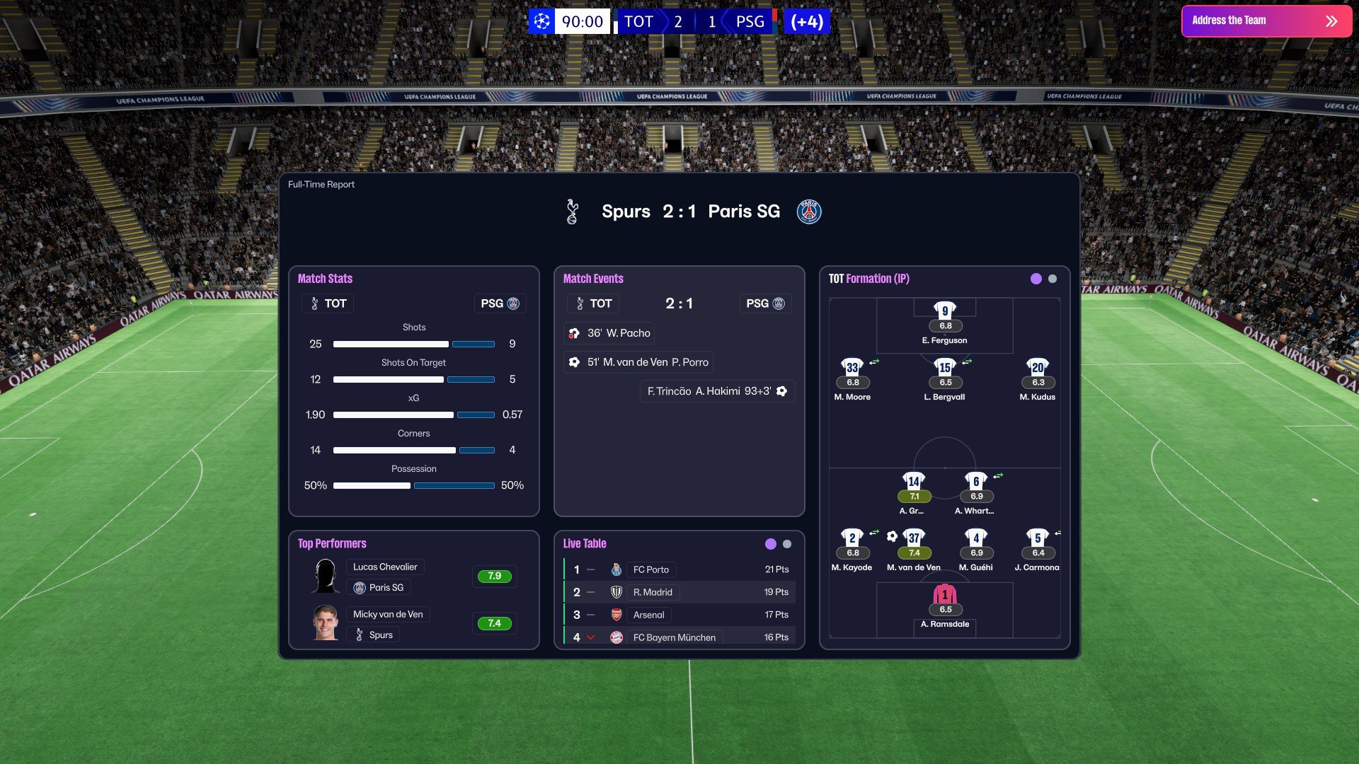 Poor layout and typos... - Matchday Experience UI Issues - Sports ...