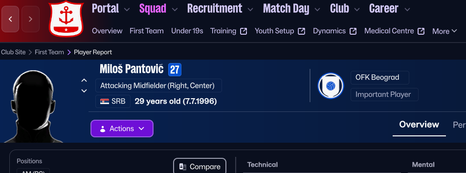 Squad - Player Number - Squad UI Issues - Sports Interactive Community