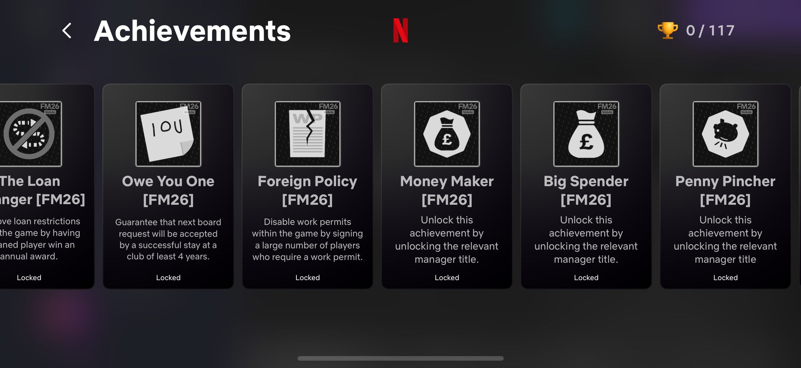 No achievements are unlocking. - iOS - Sports Interactive Community