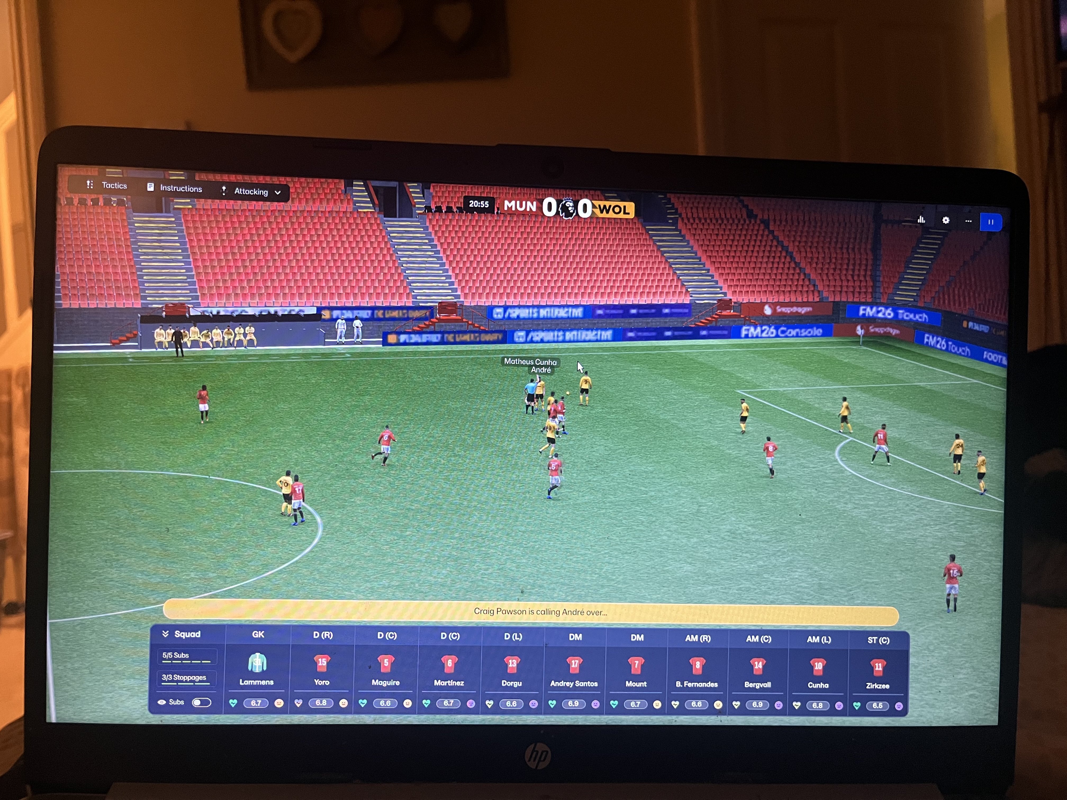 Game updated, now no fans in the stadia. - Football Manager General ...
