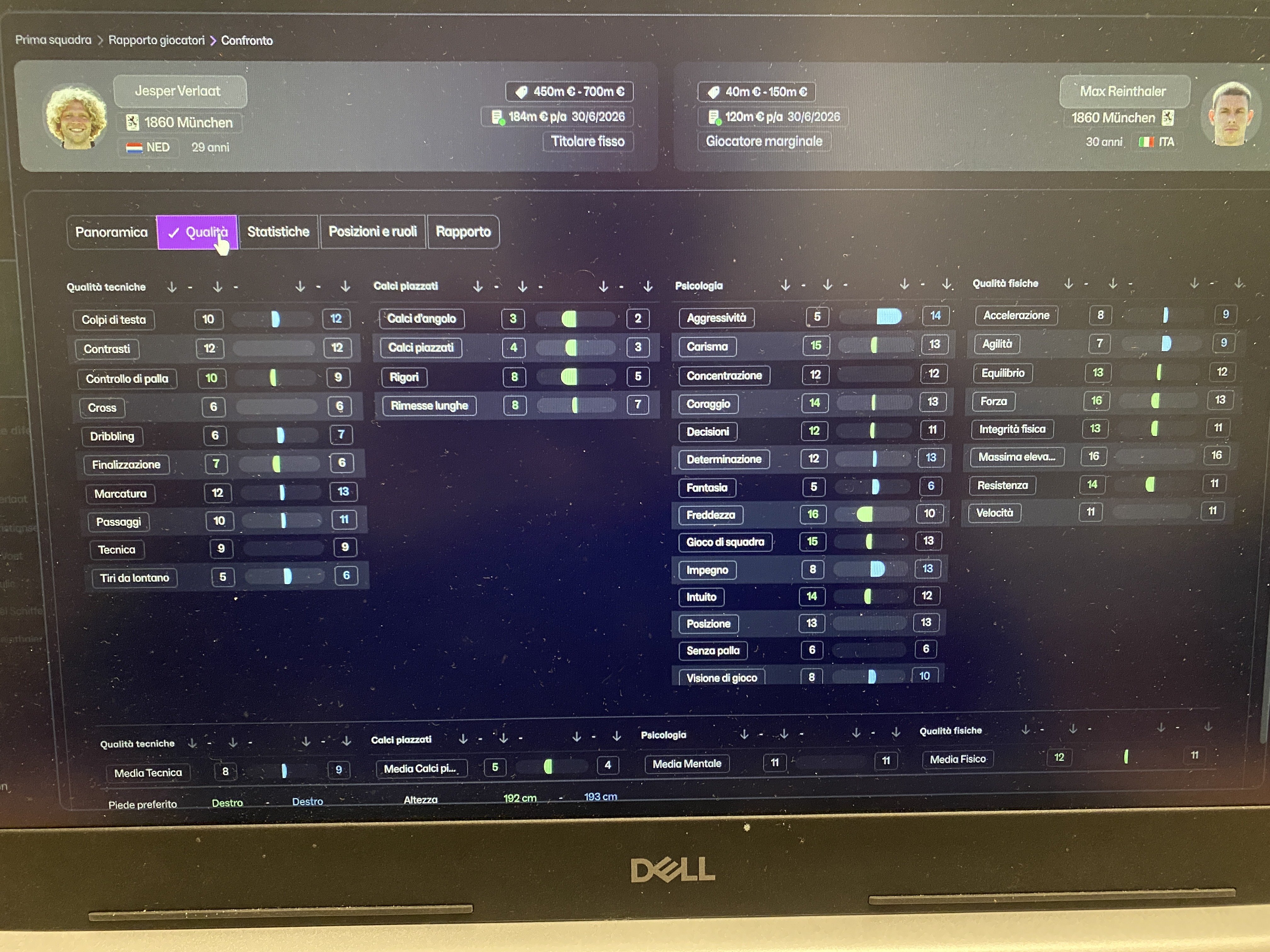 Comparison player - Stats & Data Hub - Sports Interactive Community
