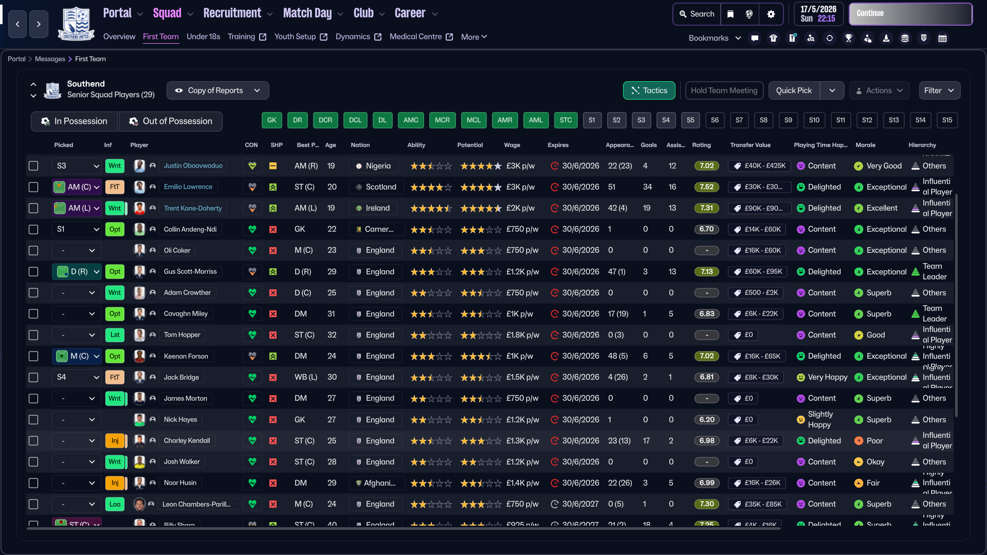 Changes that should be in real time, not happening in the new UI ...