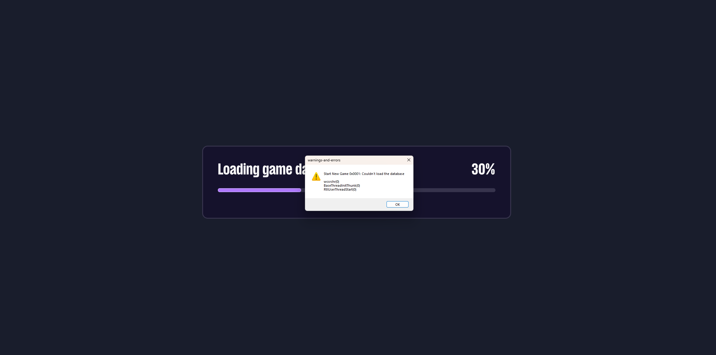 Game crashes during "loading database" - Crash & Technical Issues ...