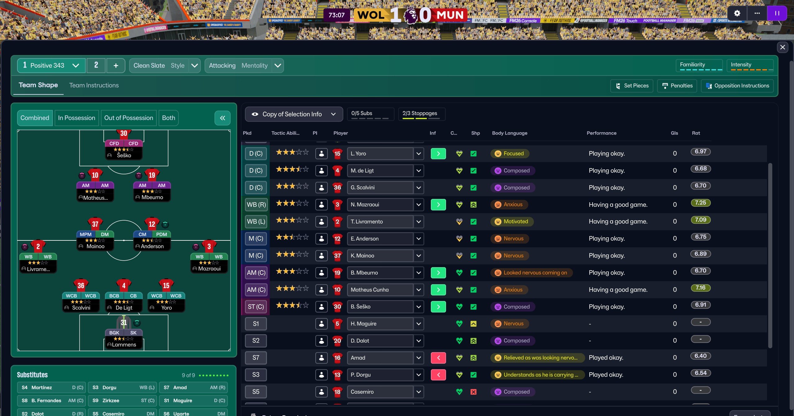 Body language irrelevant - Matchday Experience UI Issues - Sports ...