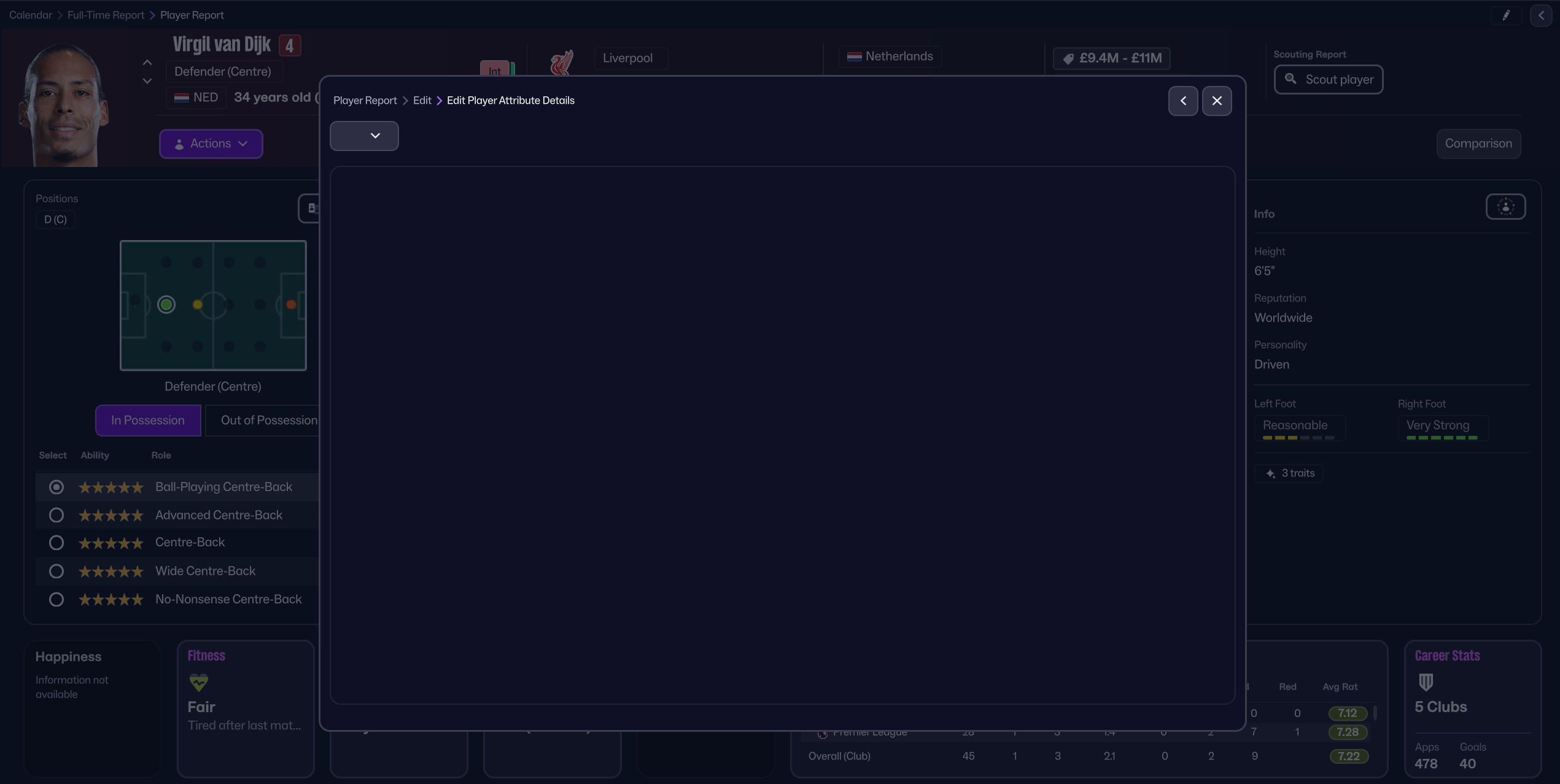 VVD blank screen - In-Game Editor - Sports Interactive Community