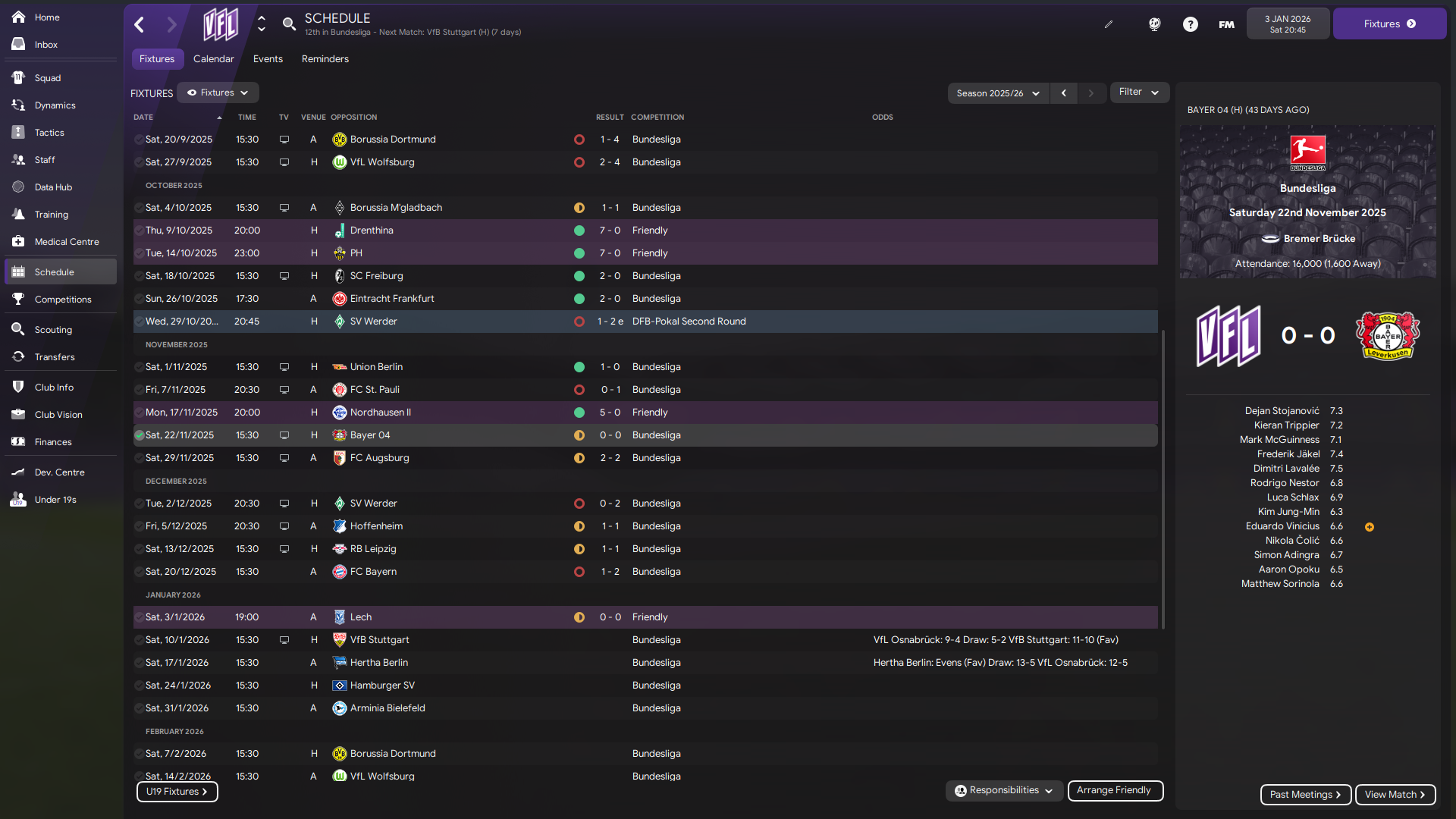 Survive in the Bundesliga as a Relegation tipped team with a 433 ...