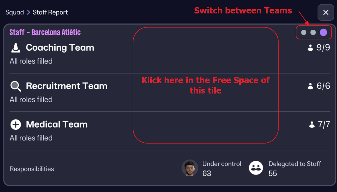 Can not find or see B team staff? Is this a bug? - Football Manager ...