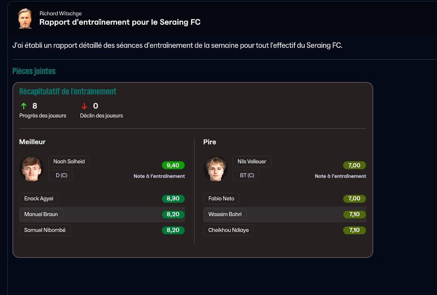 Overall training score is missing - Portal (Messages) UI Issues ...