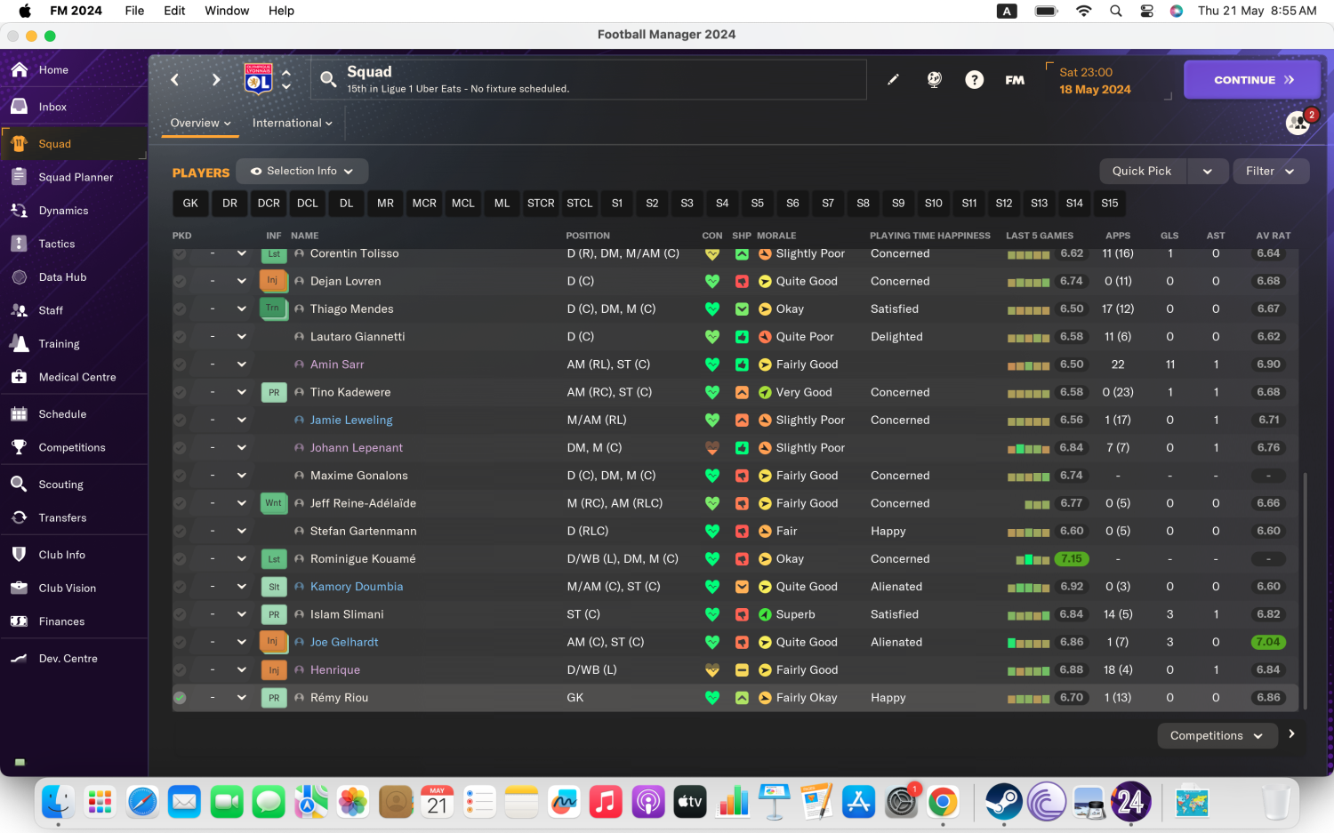 (FM24) The philosophy. Job 6: OGC Nice - Page 2 - FM Career Updates ...
