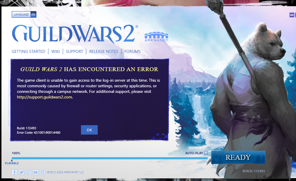 Log in via steam broken - Account & Technical Support - Guild Wars 2 Forums