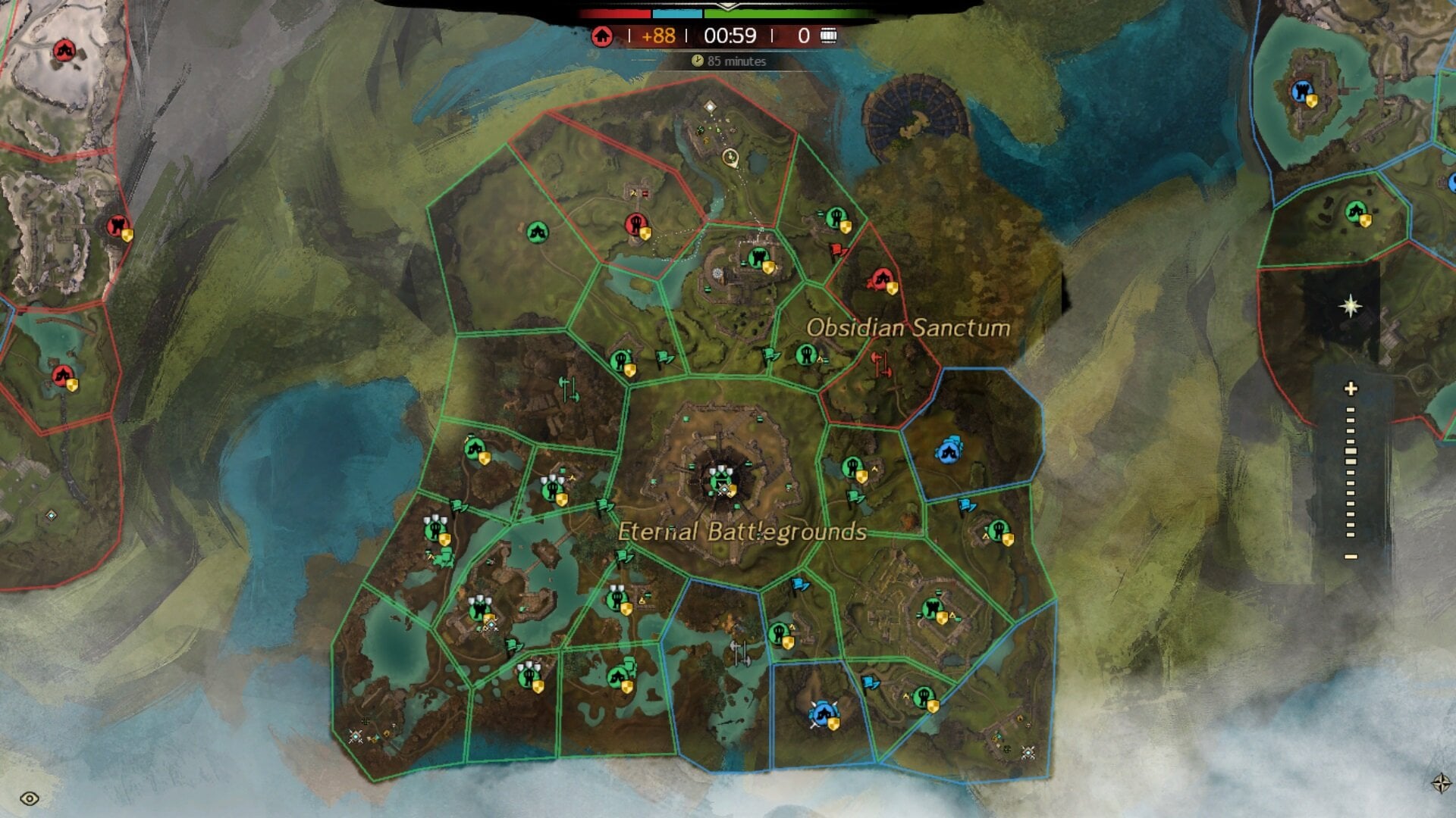 How is this even fair? 1 team dominating 2, you can't even get in the ...