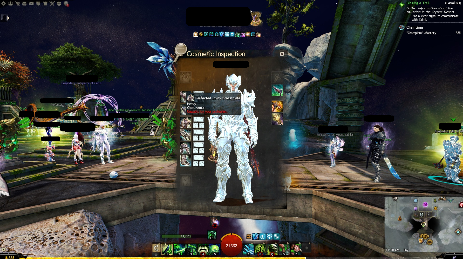 Perfected Envoy Armor text color in "Inspect Cosmetics" is not colored ...