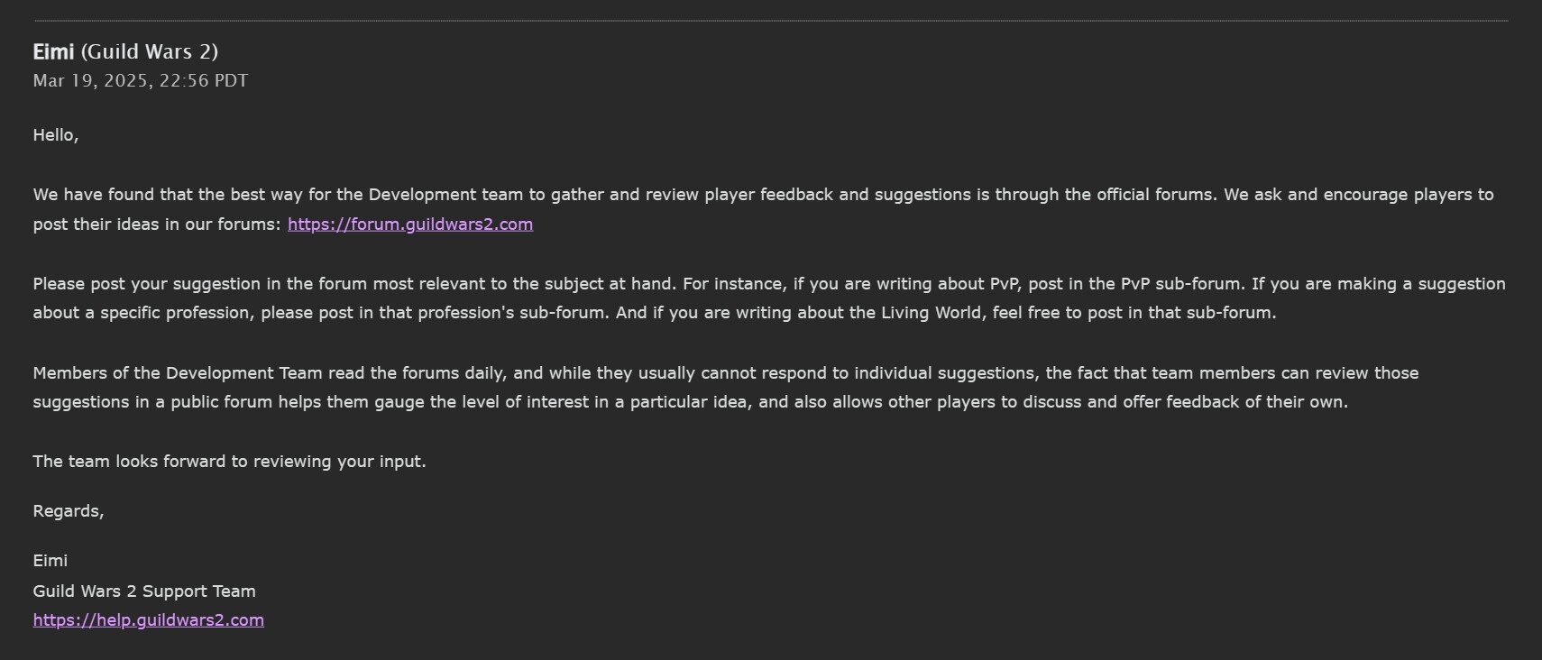 South America Server - Account & Technical Support - Guild Wars 2 Forums