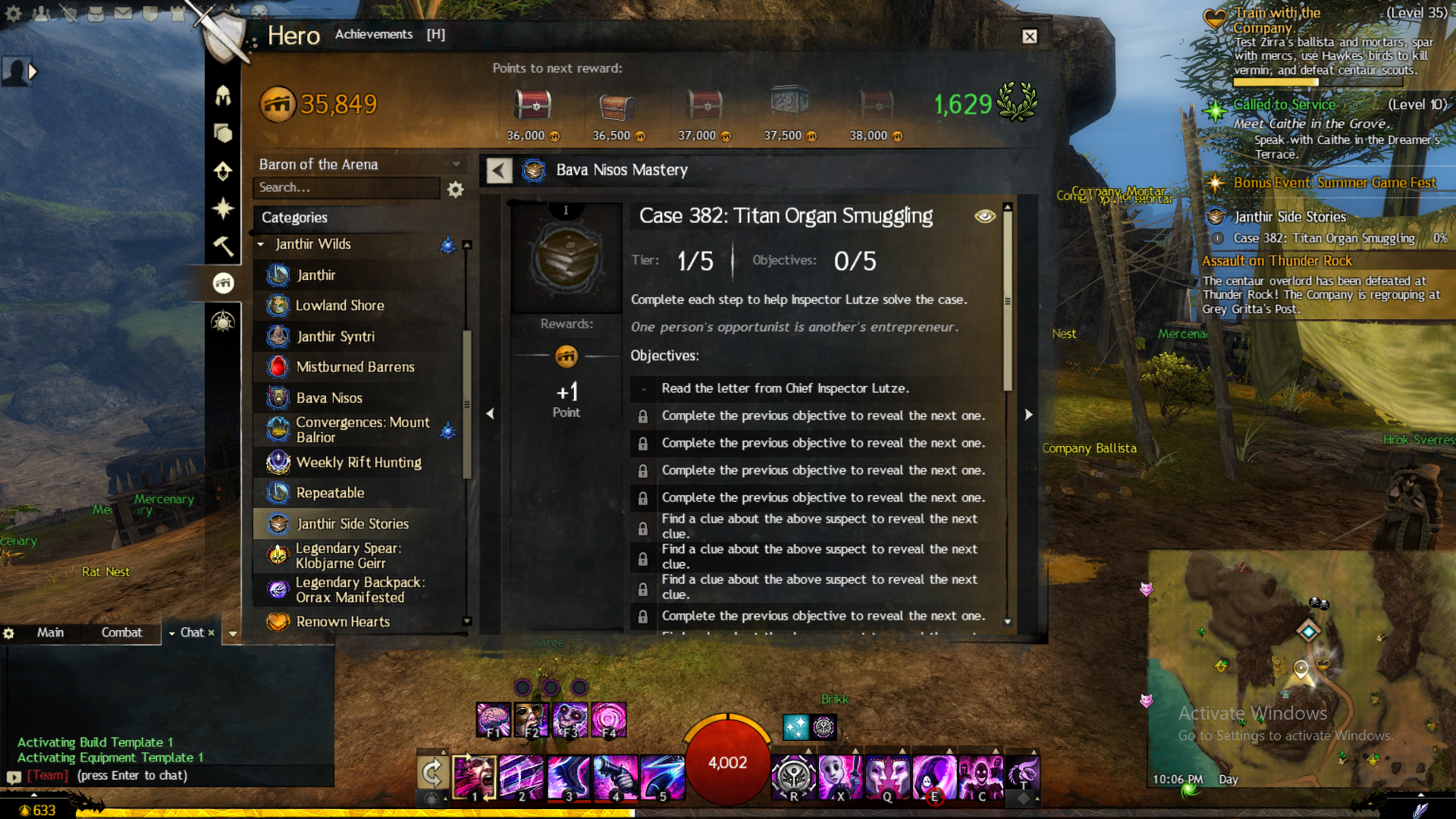 I didn't receive a letter from chief inspector lutze - Bugs: Game ...