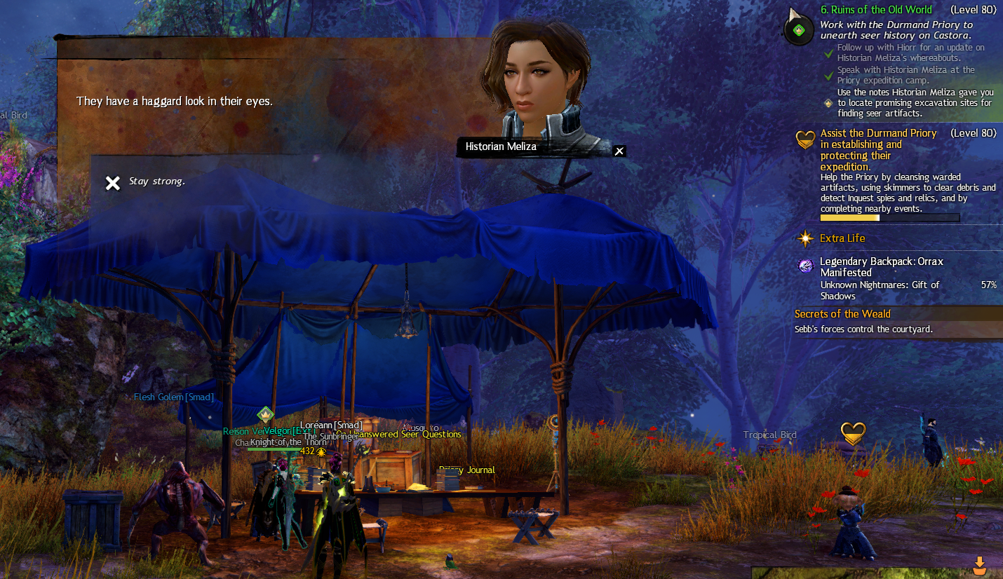Digging for Knowledge / Ruins of the Old World VoE story progression ...