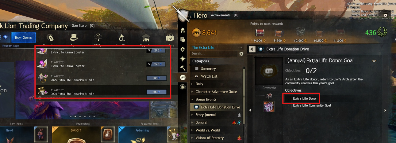 Extra Life gem store purchase not registering achievements - Bugs: Game ...