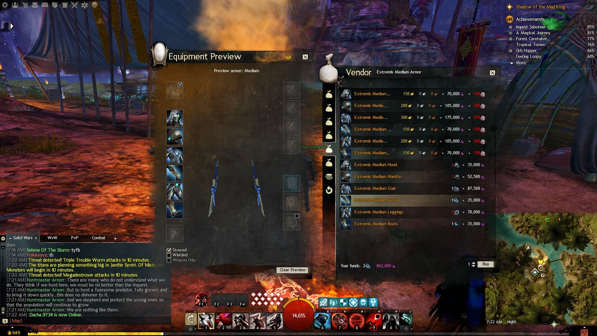 Previewing Extremis Armor - Bugs: Game, Forum, Website - Guild Wars 2 ...