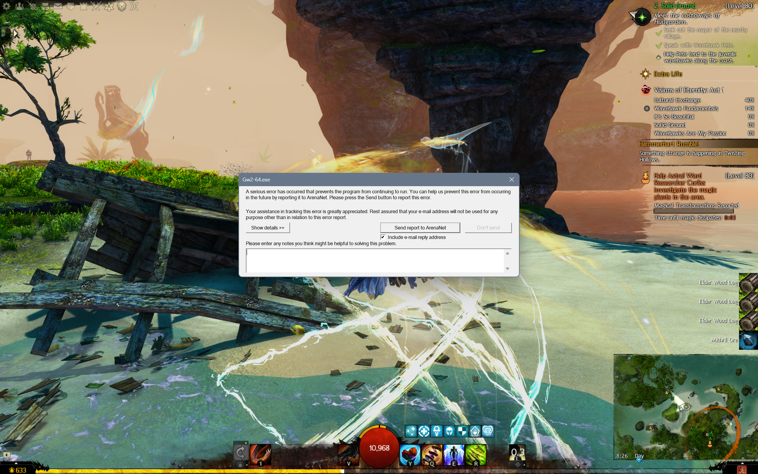 VoE Crashing constantly - Bugs: Game, Forum, Website - Guild Wars 2 Forums