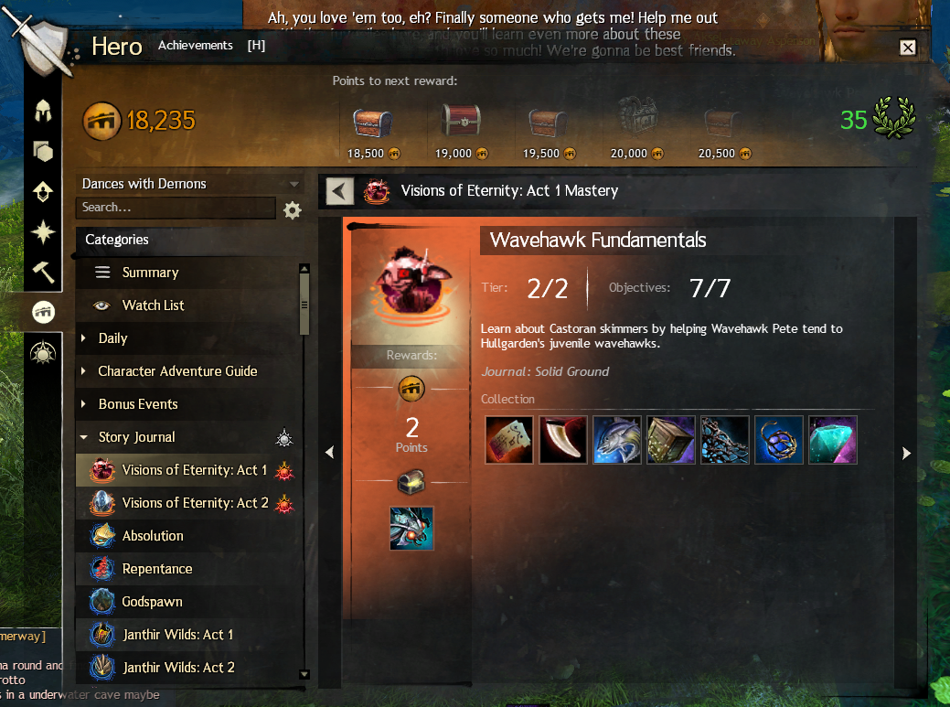 Can not progress story on my alts (VOE) - Bugs: Game, Forum, Website ...