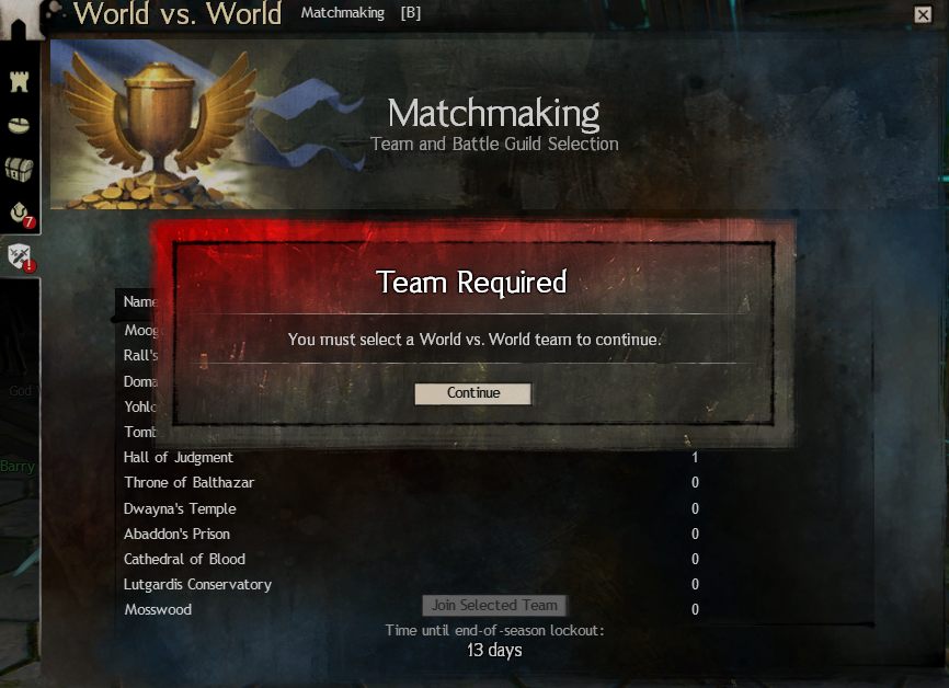 PSA New WvW World and Guild Selection screen - World vs. World - Guild ...