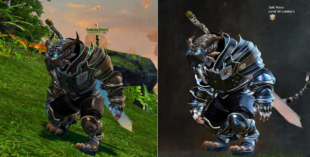 Armor loses color in Castora, but not in Hero-view. Why? - Players ...