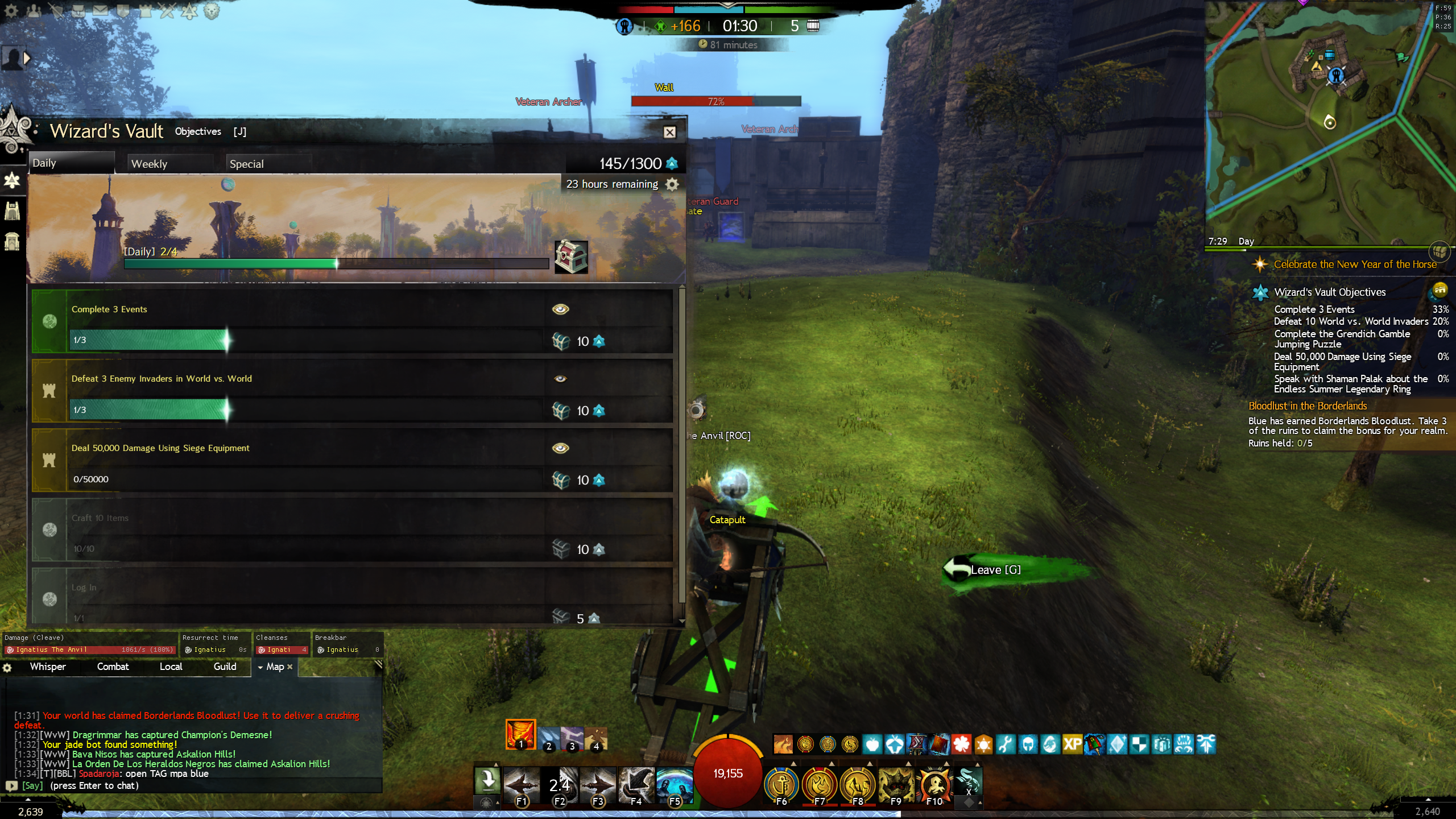 Wizard's Vault "Deal 50,000 damage using Siege" is bugged. - Bugs: Game ...
