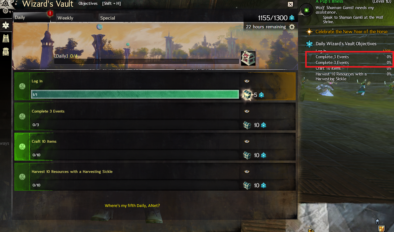 Complete Three Events Daily - Guild Wars 2 Discussion - Guild Wars 2 Forums