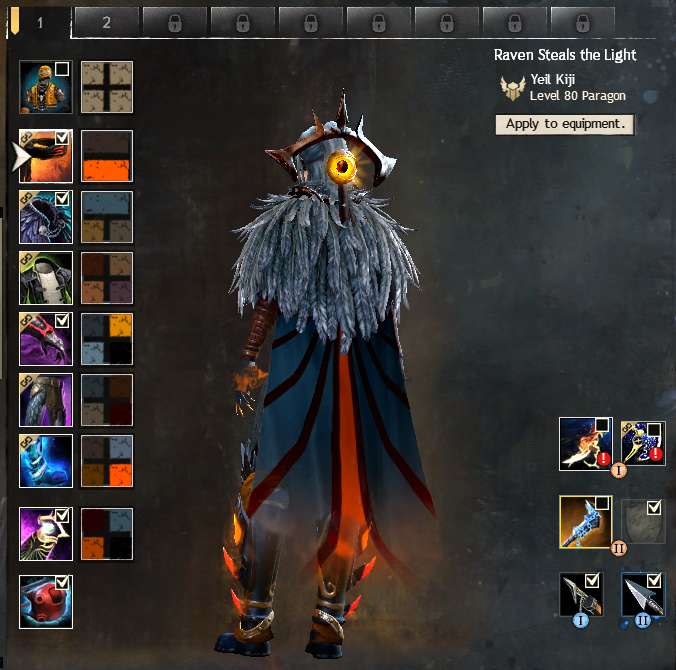 Yeil Kiji: Back Wardrobe - Fashion Week: GWAMM - Guild Wars 2 Forums