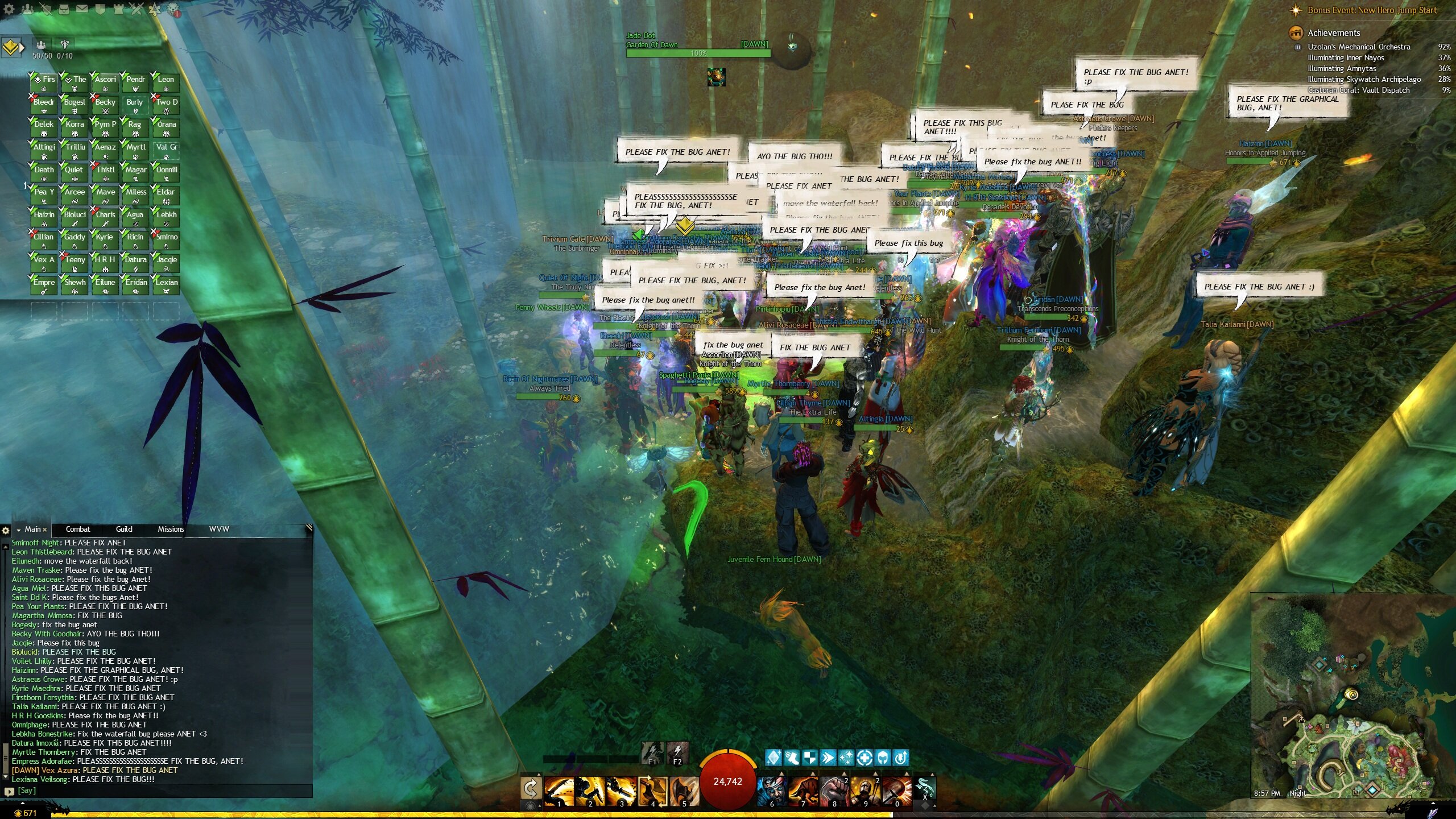 The Garden Of Dawn Waterfall is completely out of place. *GRAPHICAL BUG ...