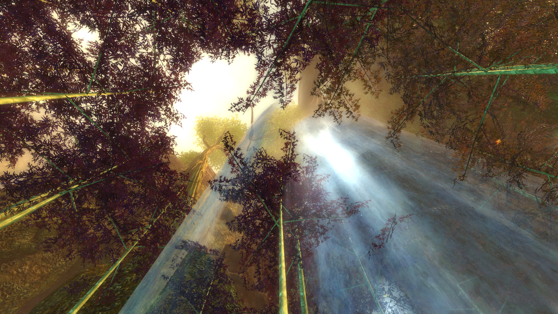 The Garden Of Dawn Waterfall is completely out of place. *GRAPHICAL BUG ...